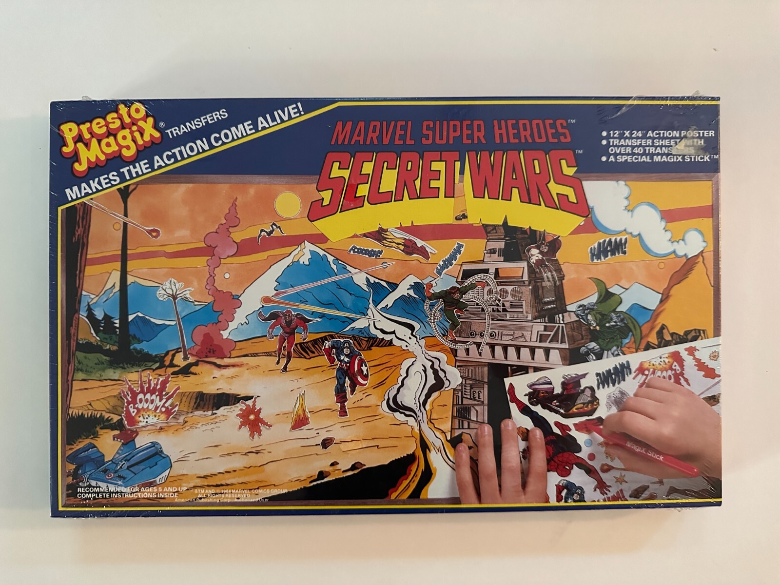 Presto Magix Transfers Marvel Super Heroes Secret Wars Sealed | eBay