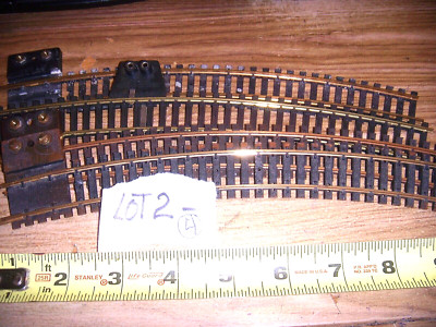 4 ATLAS HO Scale Atlas Snap Track 9 Inch CURVED Terminal Track BRASS ...