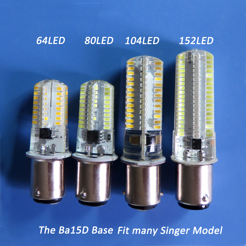 BA15D 64/80/104/152 3014 SMD LED Light Fit Kenmore/Singer 221/222K/301A ...