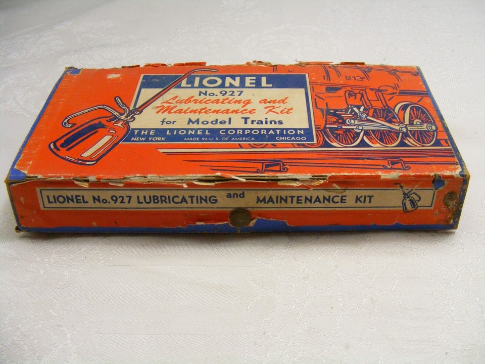 Vintage Lionel No. 927 Lubricating & Maintenance Kit for Model Trains 9 ...