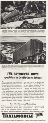 1944 Trailmobile: The Retreiver Boys Vintage Print Ad | eBay