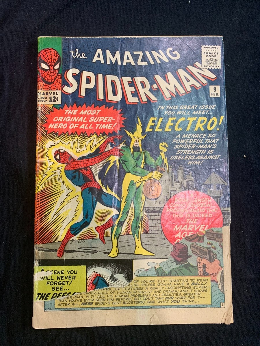 Electro Spider Man Comic Electro | Antagonists Wiki | Fandom