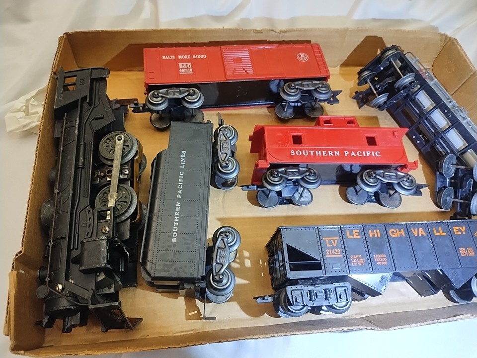 Vintage Original Marx FREIGHT TRAIN SET 666 Die Cast Engine | eBay