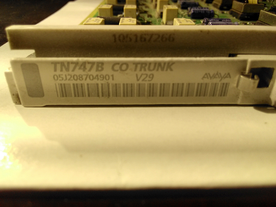 Avaya Definity G650 Media Gateway TN747B 8-Port Office Trunk Circuit ...