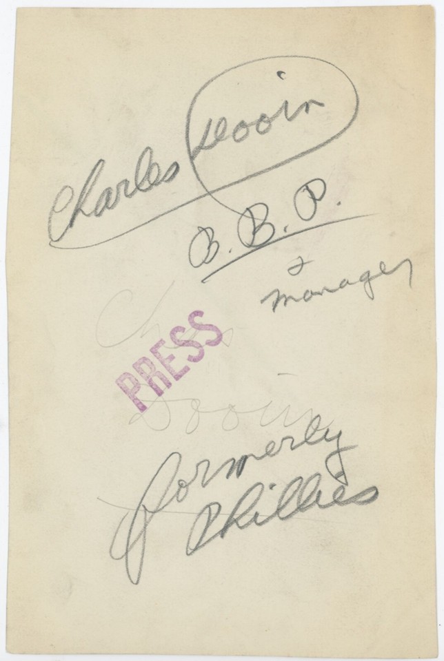 1910 - 1914 Red Dooin, Philadelphia Phillies Player Manager, Vintage ...