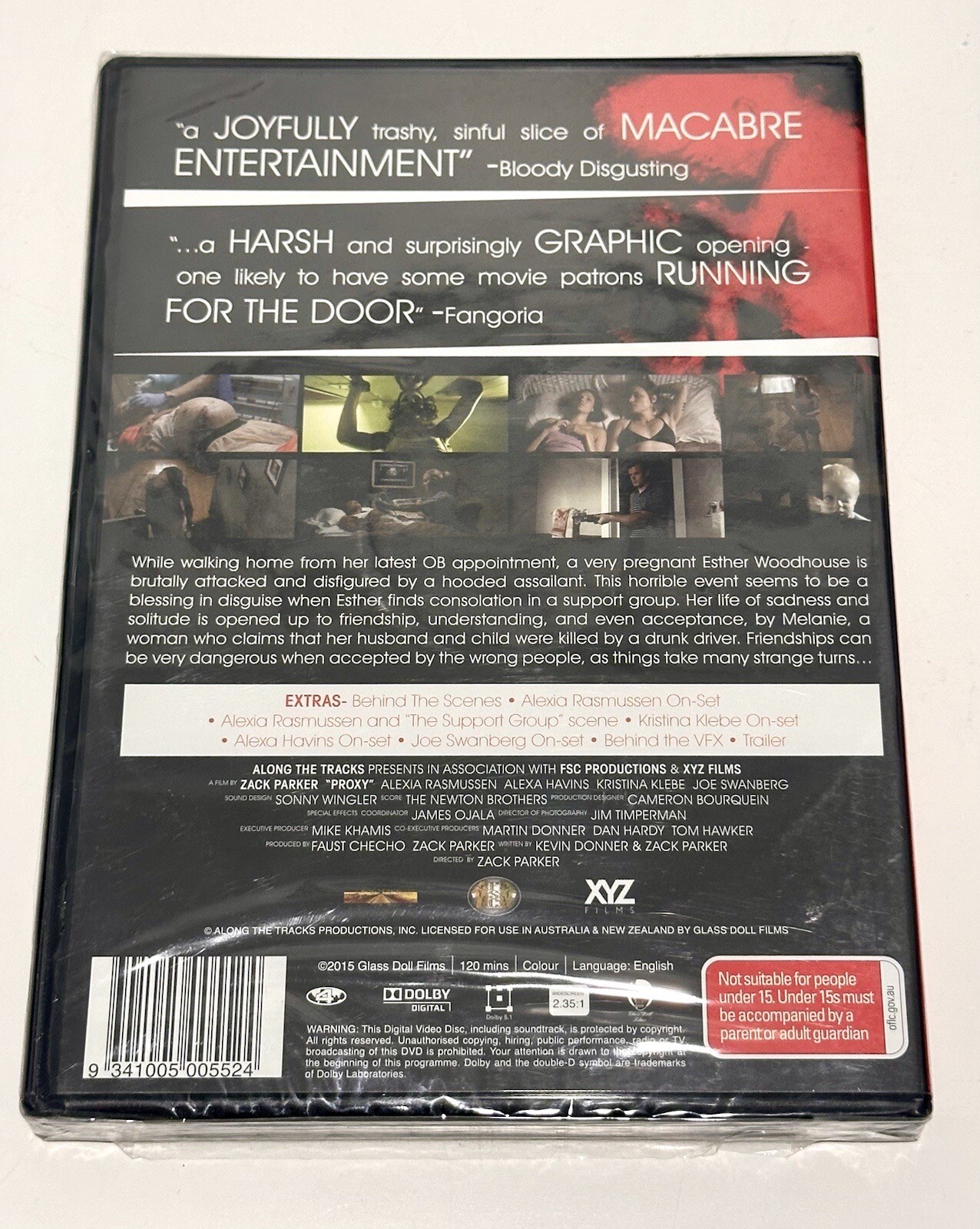 Proxy 2015 DVD Horror Zack Parker Film Region 4 Glass Doll Films New ...