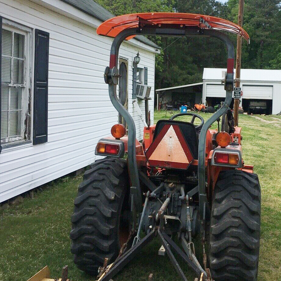 For Kubota, Kioti, Agco Tuff Top Tractor Canopy 52" X 52" -Orange | eBay
