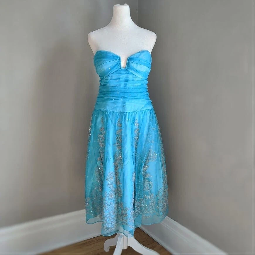 Niki Livas Strapless Dress