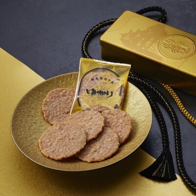 Bankaku Yukari Golden Can Japanese shrimp cracker Senbei Snack Low fat ...