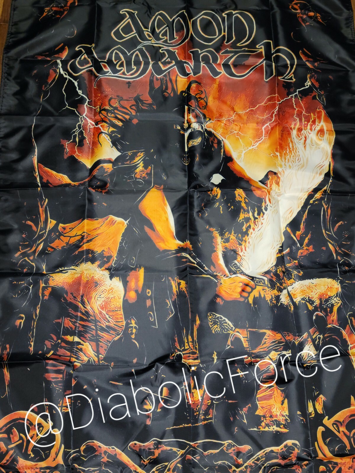 Amon Amarth Large 3x5Ft Flag Music Viking Metal Rock Black Death Fan ...