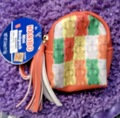 NWT HARIBO MINI BACKPACK KEY CHAIN GUMMY BEARS 3 INCHES X 4 INCHES | eBay