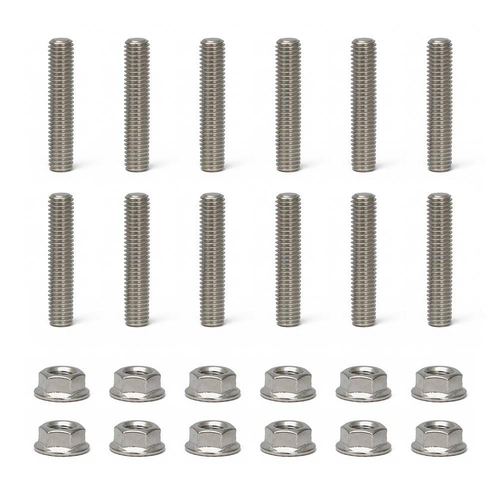 12x Exhaust Header Studs & Nuts Set For LS LSX LS1 LS2 LS7 LS9 LS 4.8/5 ...