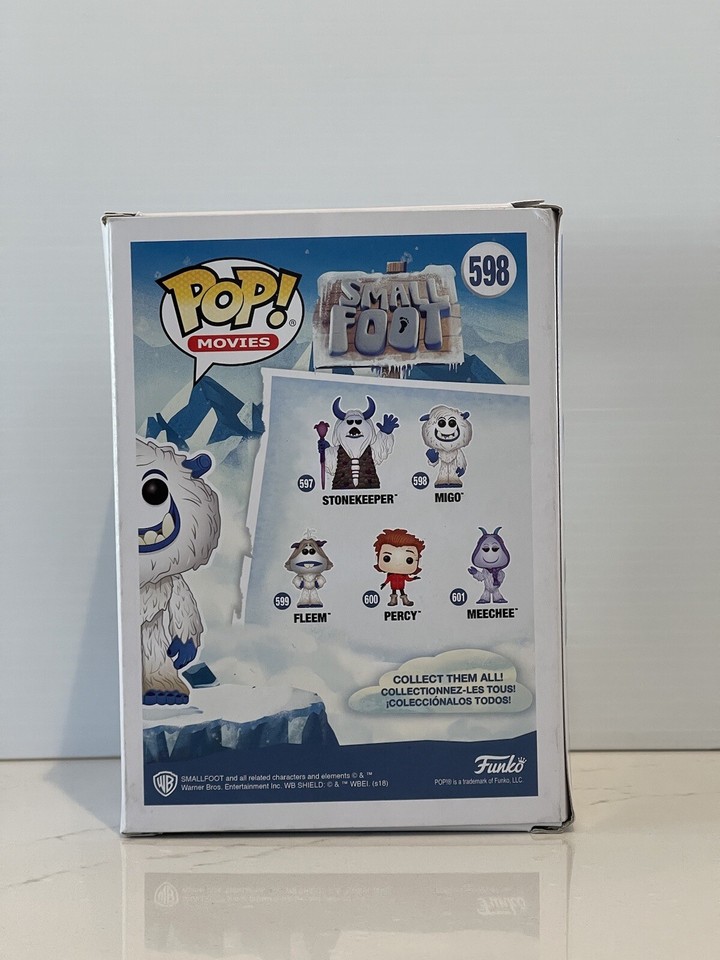 Funko Pop Movies Small Foot MIGO Vinyl Figure 598 NEW | eBay