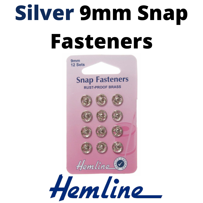 Silver Black Fasteners Popper Press Studs Metal 6mm 7mm 9mm 11mm 13mm ...