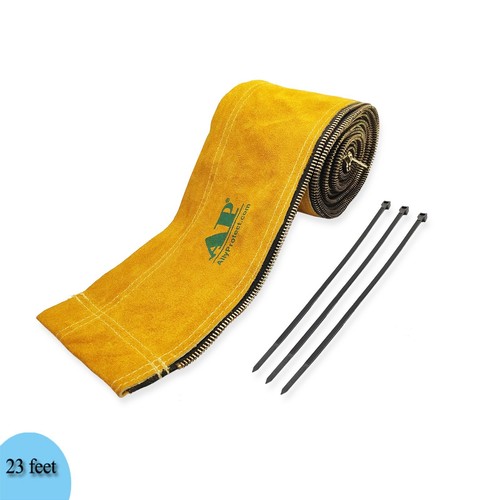 Tig Mig Leather Welding Torch Leads Cable Cover Hose Cord Covers ...