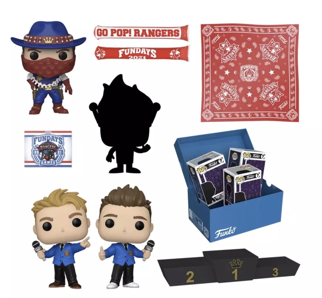 2021 Funko Fundays Box of Fun FUNKO RANGERS With Sealed Mystery Box | eBay