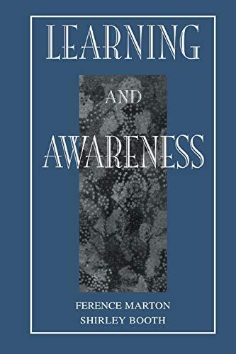Learning and Awareness (Educational P... by Marton, Ference Paperback ...
