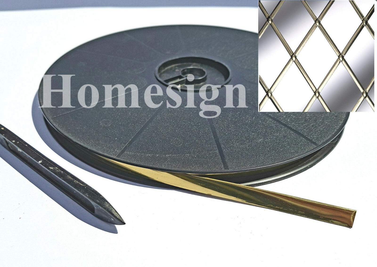 Brass self adhesive lead strip for windows glass crafts free tool ...