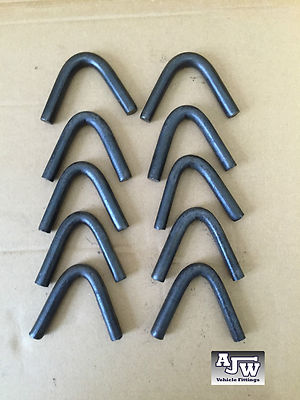 10 x Small 12mm Weld On Rope Hooks Tie Self Colour Steel Trailers ...