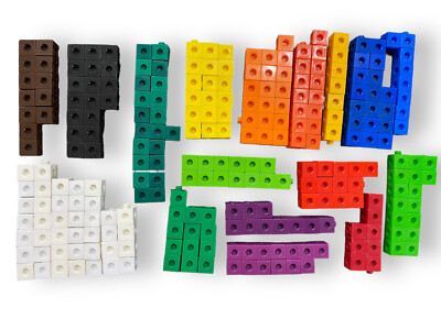 Math Manipulatives for Kids Ages 3-8 | Linking Snap Cubes 200+ Lot | eBay
