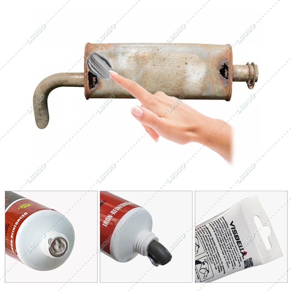 New Car Exhaust Pipe Repair Glue Cement Filler High Temperature ...