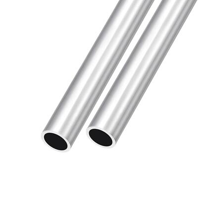 2Pcs 6063 Aluminum Tube 16mm OD x 13mm ID x 300mm L Aluminum Round ...