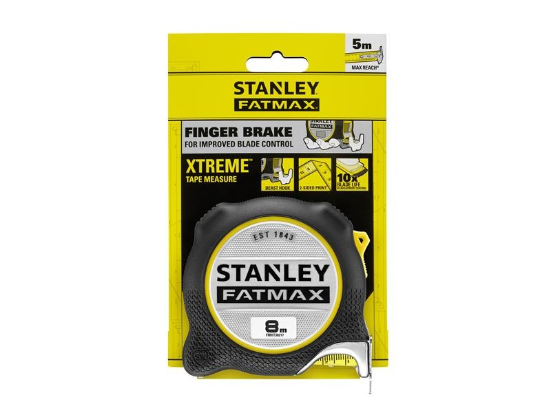 Stanley FMHT38217-0 FATMAX XTREME Tape Measure 8m Width 32mm Metric ...