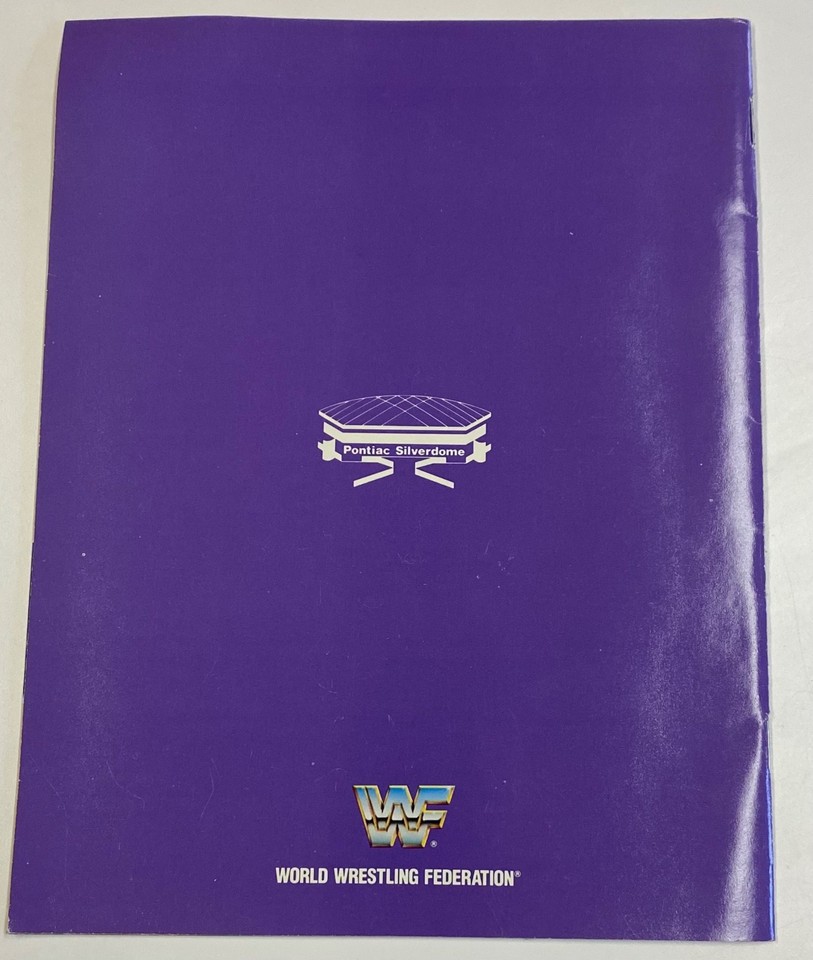 WWF Wrestlemania III 1987 Program Hulk Hogan Andre The Giant, Randy ...