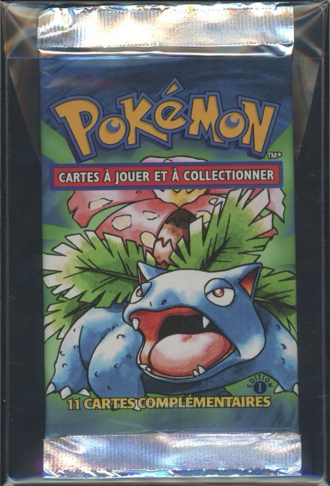 1999 Pokemon FRENCH 1st Edition Base Set Florizarre-Venusaur Booster ...