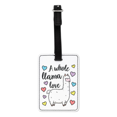 A Whole Llama Love Visual Luggage Tag Suitcase Bag | eBay UK