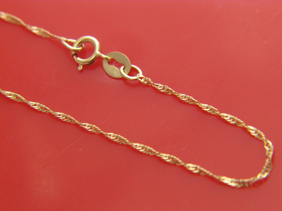 Pure 10k Gold Anklets ** 3 Deisgns & length to choose from ** | eBay