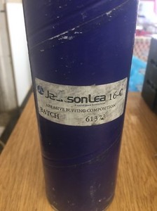 JacksonLea 16-C Gray Black Abrasive Buffing Compound Learok H 8" D6" 2 ...