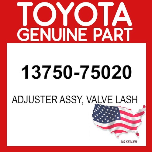 TOYOTA GENUINE OEM 13750-75020 ADJUSTER ASSY, VALVE LASH 1375075020 | eBay