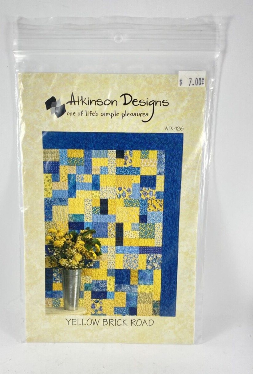 Atkinson Designs ATK-126 Yellow Brick Road Quilt Pattern Instructions ...