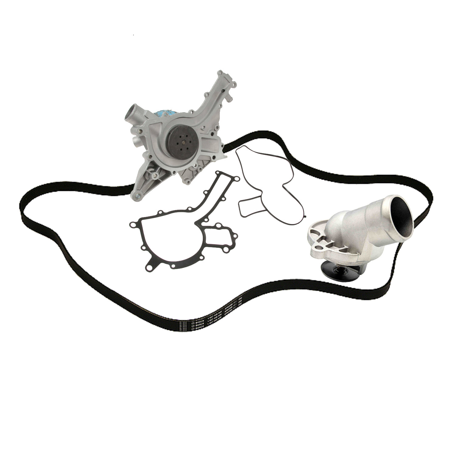 Engine Water Pump Kit For Mercedes W210 W163 CLK430 ML320 SL500 V6 V8 ...
