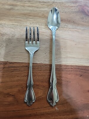 Oneida Oneidacraft Deluxe CHATEAU Stainless 2 Piece Baby Set | eBay