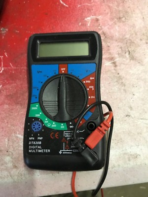 LCD Handheld Digital Multimeter Black Model DT820B Home or Car - USED ...