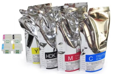 4 x DYE SUBLIMATION INK REFILL KIT EPSON F6200 F7200 F9200 F9370 F6070 ...