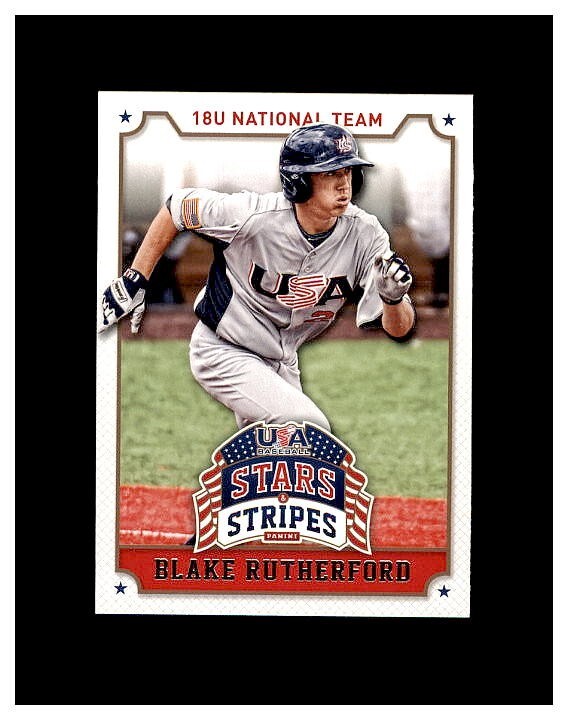 2015 Blake Rutherford Panini USA Baseball Stars & Stripes #12 | eBay