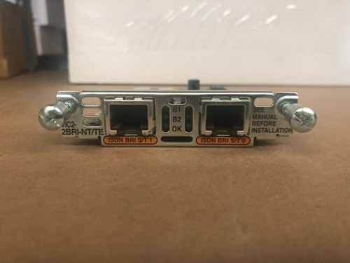 CISCO VIC2-2BRI-NT/TE 2-PORT BRI VOICE MODULE | eBay Australia