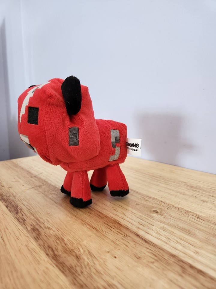 Mojang Plush Minecraft Red Baby Mooshroom Stuffed Animal 6" 2013 | eBay