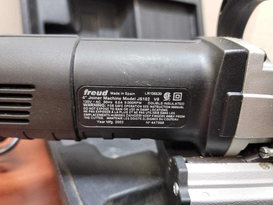 Freud Biscuit Jointer JS 102 Biscuit Plate Joiner in Hard Case c-x | eBay