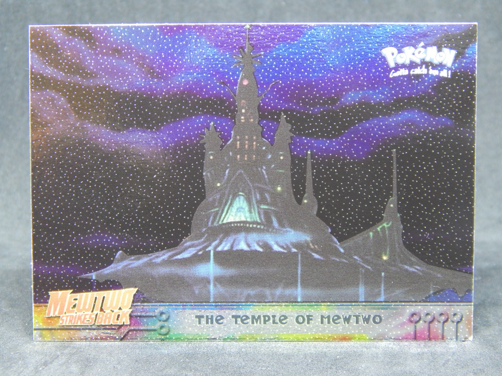 Topps Pokemon Mewtwo Strikes Back "Temple of Mewtwo" Movie Holo Card ...