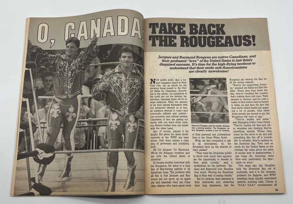 Bobby Fulton Signed Oct 1988 The Wrestler Pro Wrestling Magazine Jake ...