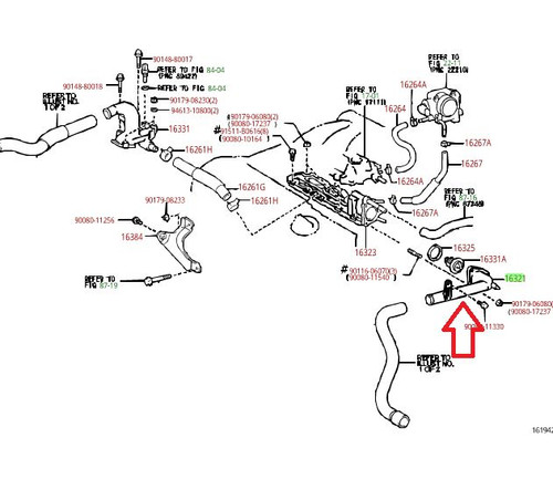 TOYOTA OEM FACTORY WATER INLET PIPE 2004-2006 SIENNA 16321-0A040 | eBay