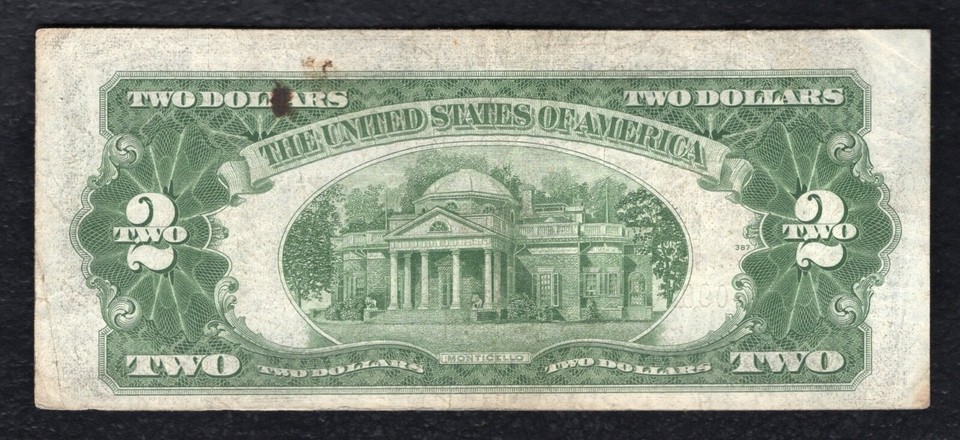 FR. 1508* 1928-G $2 TWO DOLLARS *STAR* LEGAL TENDER UNITED STATES NOTE ...