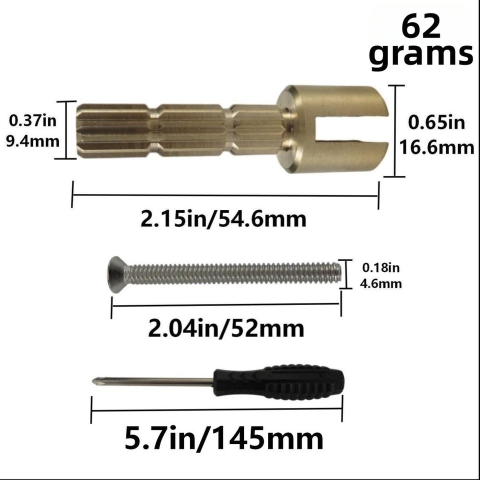 Copper Shower Stem Adapter 9700770 Valve Extender Handle Rod Repair Kit ...