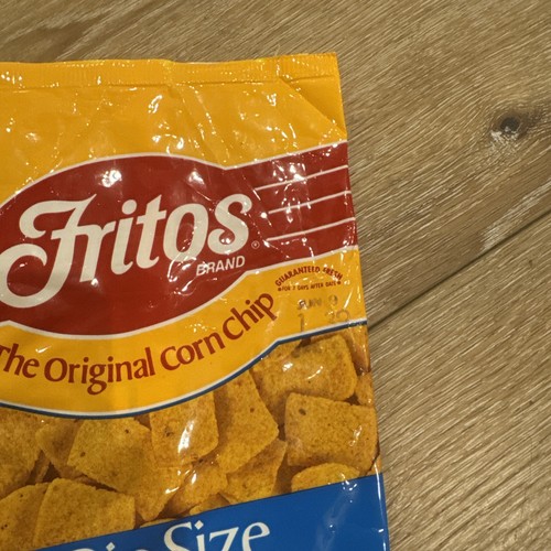 Vintage Fritos Bag Potato Chip Junk Food Frito Lay 80s Empty Snack Corn ...