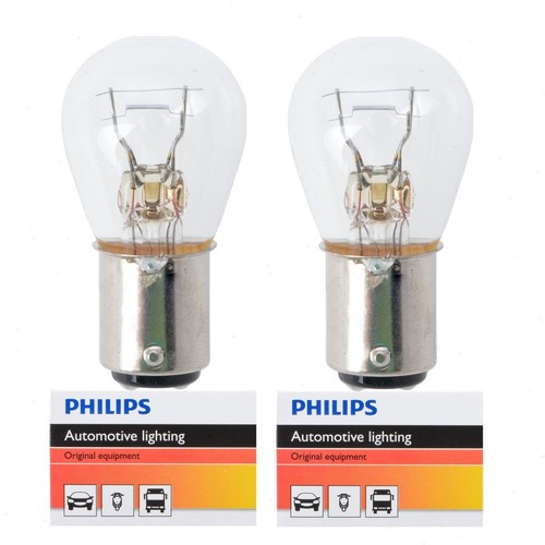 2 pc Philips Brake Light Bulbs for Ram 700 2015-2019 Electrical ...