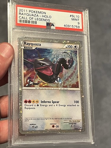 2011 Pokémon Call Of Legends Rayquaza Holo SL10 (Tail Swirl) PSA 9 | eBay